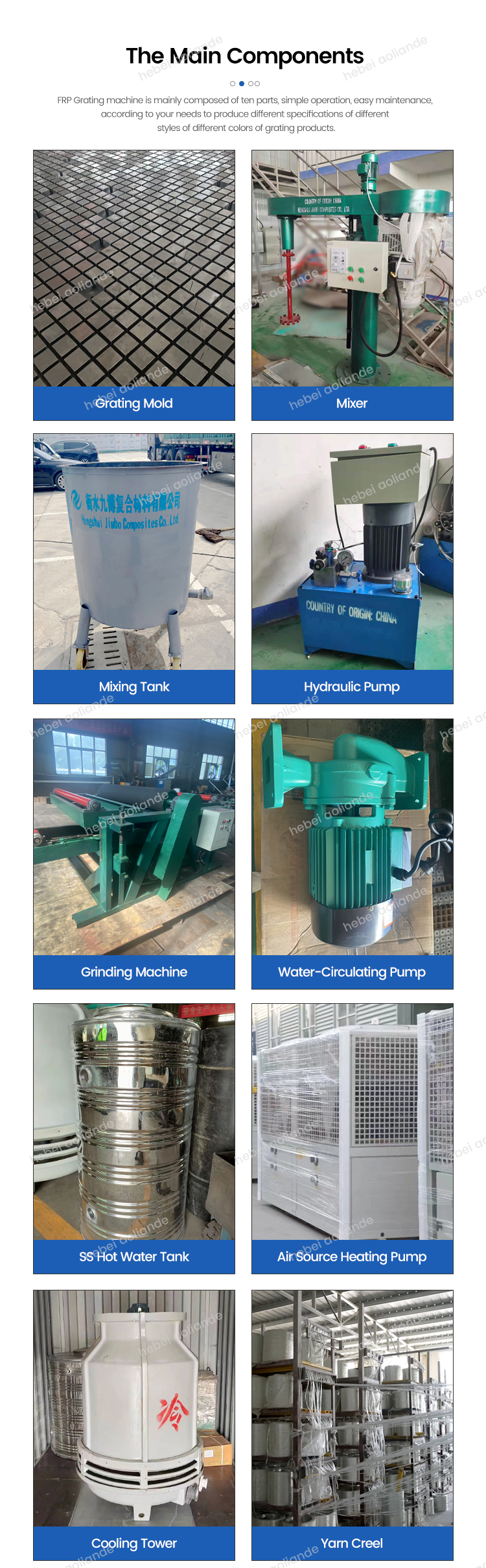 FRP/GRP Molded Grating Machine